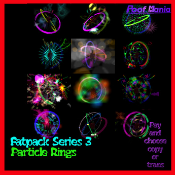 Second Life Marketplace - Particle Rings Fatpack 3 (12 rings)